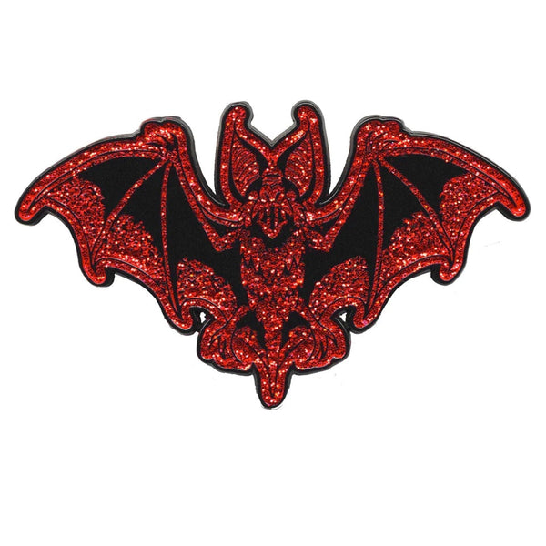 Sourpuss Batt Attack Enamel Pin - Scarlett Dawn